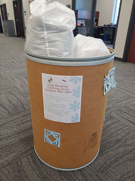 Cold Weather Clothing Donation Drive Huge Success - Illing Packaging ...